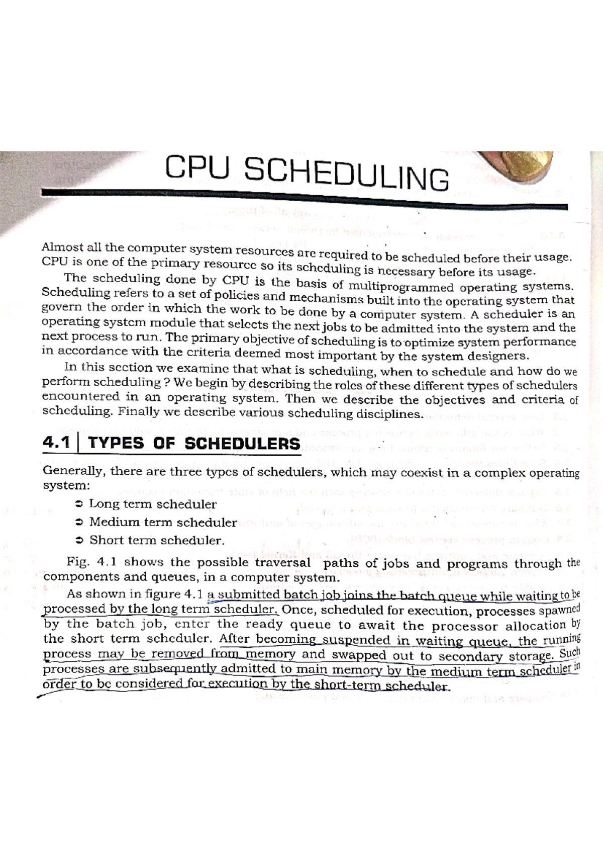 Cpuscheduling-part1,unit3 - Operating Systems - Studocu