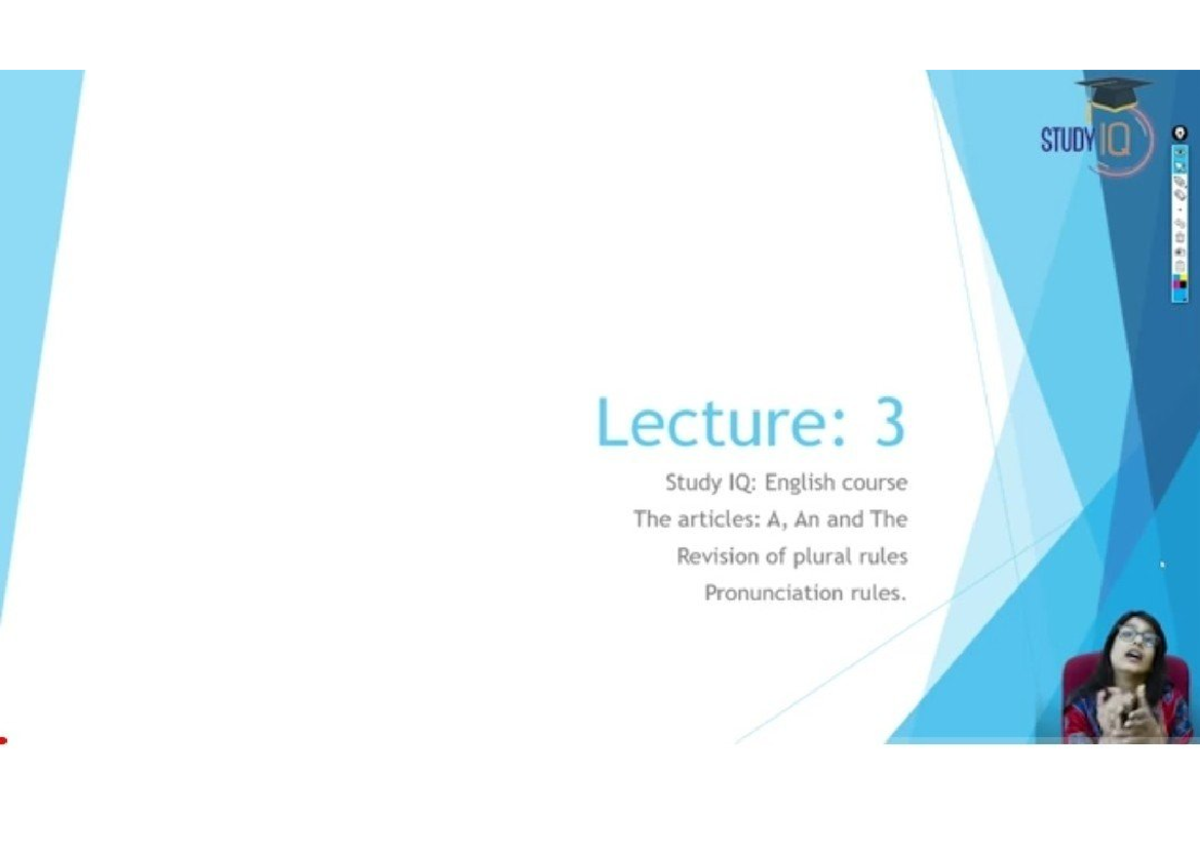 Lecture 3 - Hi FB hmm I'll - STUDY IQ Lecture: 3 Study IQ: English ...