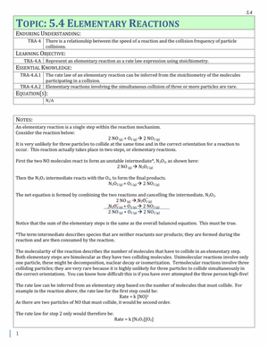 Caie a2 chemistry 9701 theory v1 (Chemistry syllabus revised notes ...