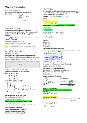 Matrices Cheat Sheet - TE-skgyysssltt-eer#fkiinnne-&☒•#:•☒¥ Echelon ...