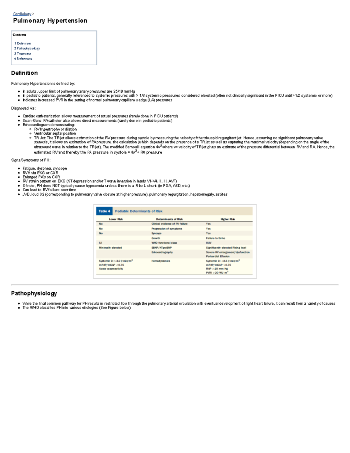PHTN - Easy to follow Pulmonary Hypertension notes with images ...