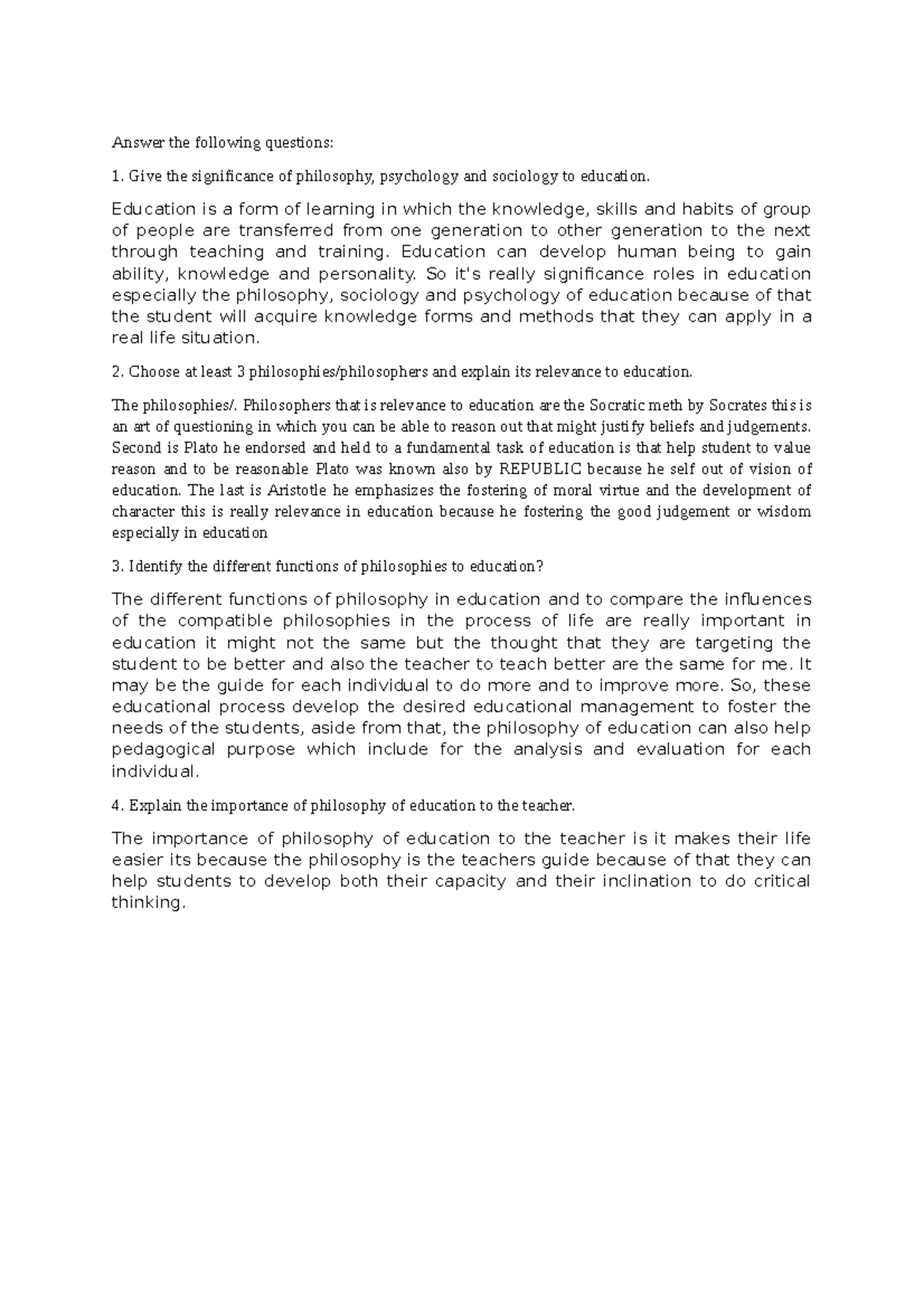 Activity no. 3 - This will be the learning that we acquired by after ...