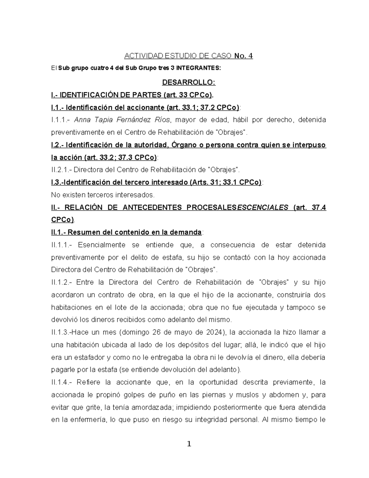 Trabajo Final Grupo 4 SUB Grupo 3 para la nuve - ACTIVIDAD ESTUDIO DE ...