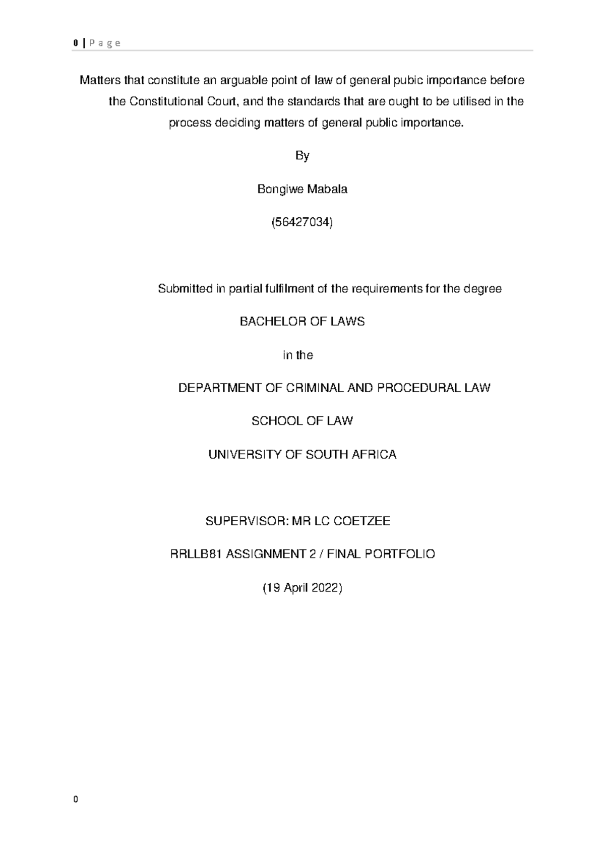 Rrllb ASS 02 Final - Contextualising the ukuthwala culture within the ...