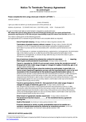 [Solved] There are specific situations when a tenant can break a fixed ...