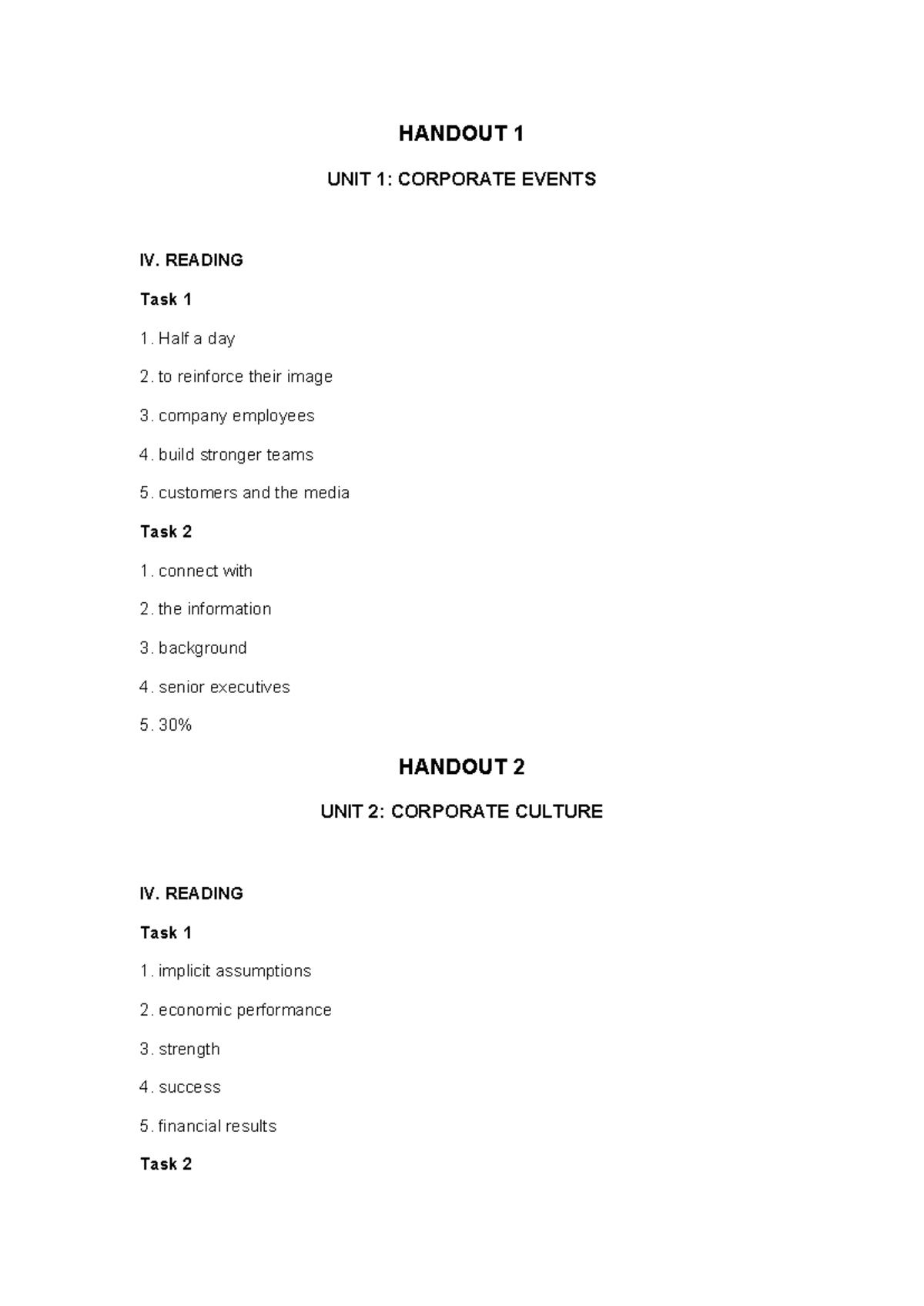 Key.reading.handout 1-6. TATM.teacher's handouts - HANDOUT 1 UNIT 1 ...