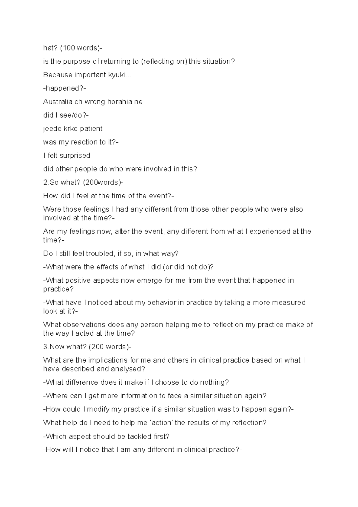 Hat - important - hat? (100 words)- is the purpose of returning to ...