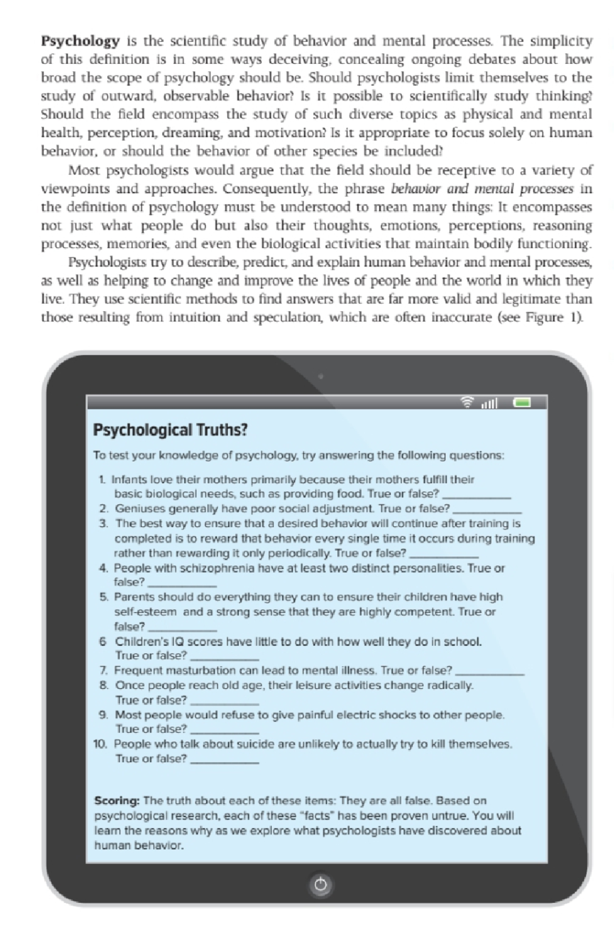 Introduction to Psychology - Research Project - Studocu