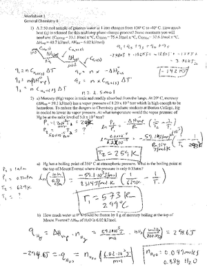 Answer key to practice questions on chemical equilibrium - _ Worksheet ...