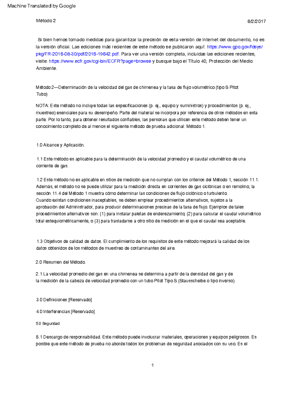 Method 2 - emisiones - 8/2/ Método 2 Si bien hemos tomado medidas para ...