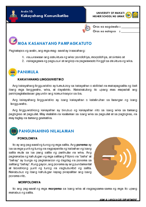 Halimbawa ng Tayutay at Idyoma - Ano ang tayutay? Ang tayutay ay isang ...