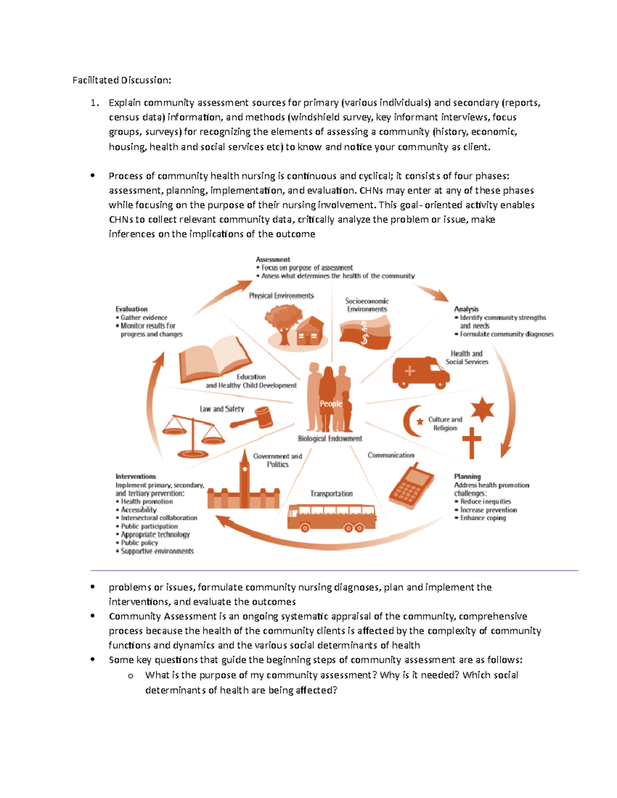 Facilitation Notes - Facilitated Discussion: Explain community ...