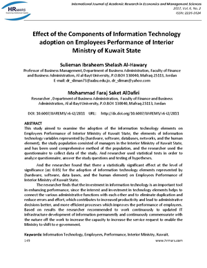 Information technology as an indicator of the leve - ####### JOURNAL OF ...