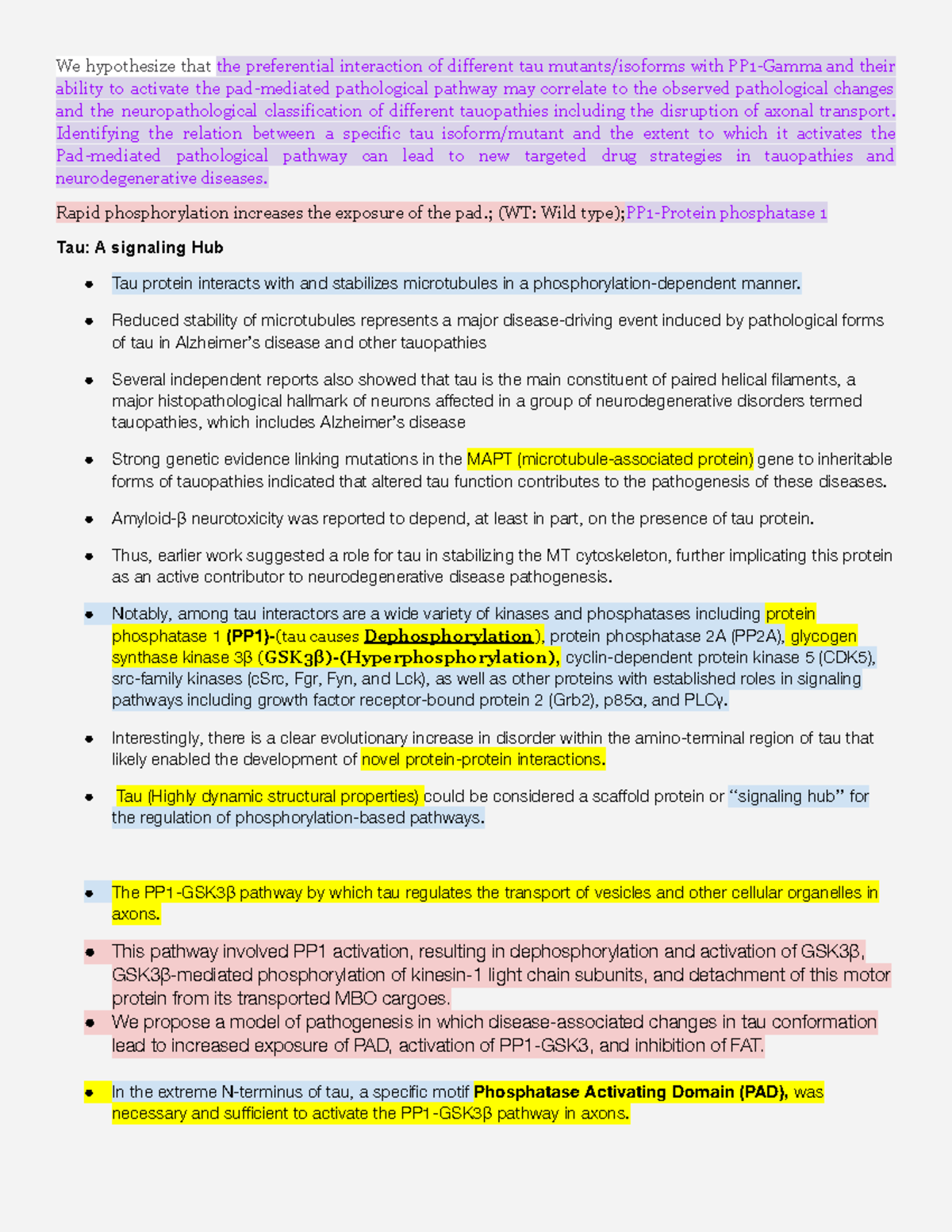 Main tau points - an important document for lecture notes and describes ...