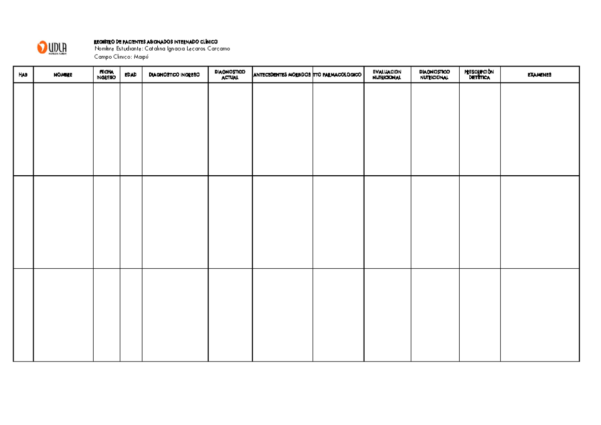3 cuadros - dsadasd - Nutrición Básica - REGISTRO DE PACIENTES ...