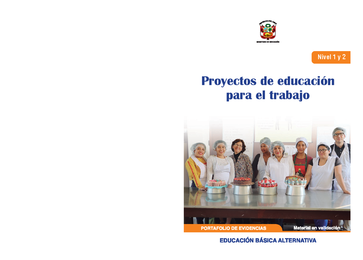 Portafolio Proyectos EPT Nivel 1 2 - Proyectos de educación para el trabajo Nivel 1 y 2 - Studocu