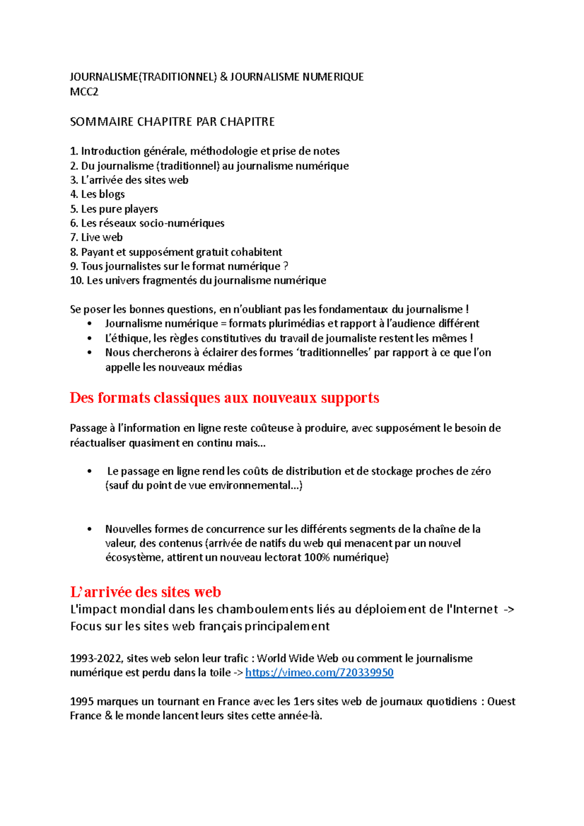 Journalisme numérique - JOURNALISME(TRADITIONNEL) & JOURNALISME ...