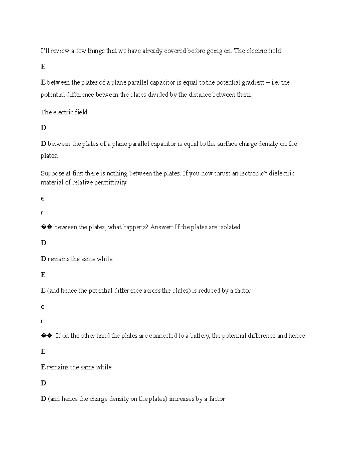 Capacitos VII - This are my notes in Electromagnetism and Electricity ...
