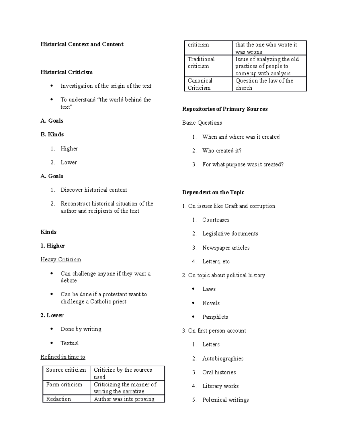 RPH - Historical Context and Content - Historical Context and Content ...