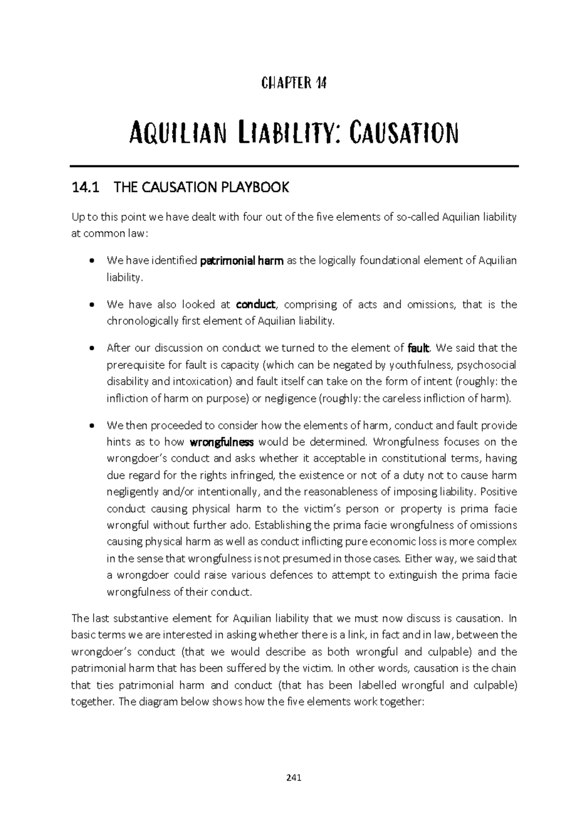 Reparations Textbook Law of Delict Chapter 14 - LAWS2016 - Wits ...