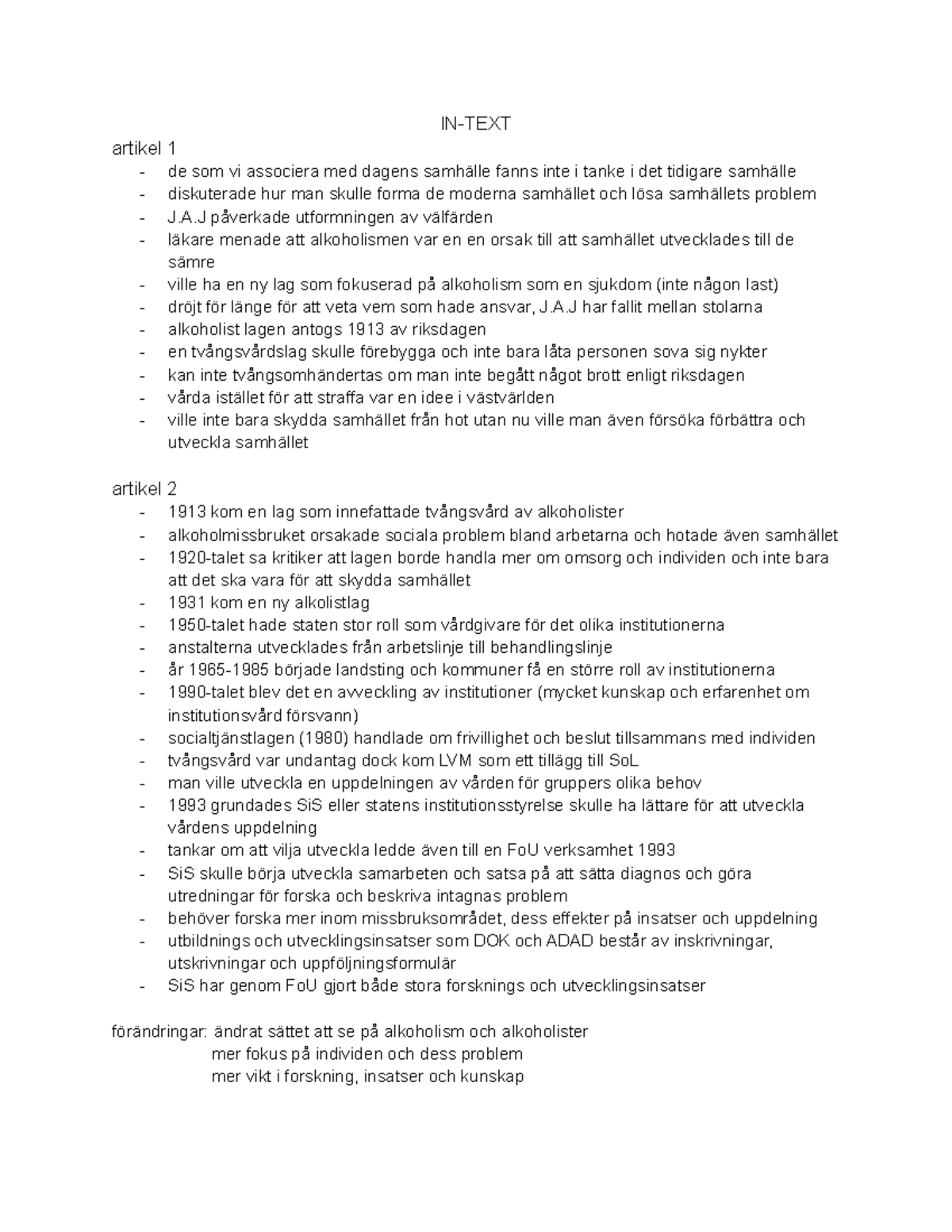 IN-TEXT - Akademisk skrivande - IN-TEXT artikel 1 de som vi associera ...