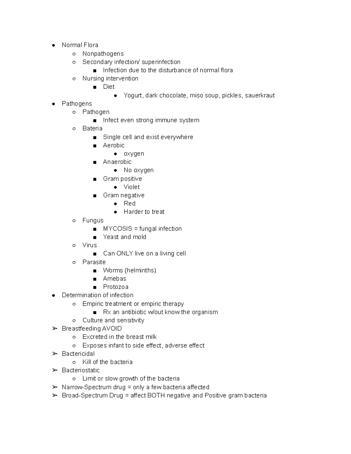 Course 103 Quiz 6 - Lpn - Normal Flora Nonpathogens Secondary infection ...