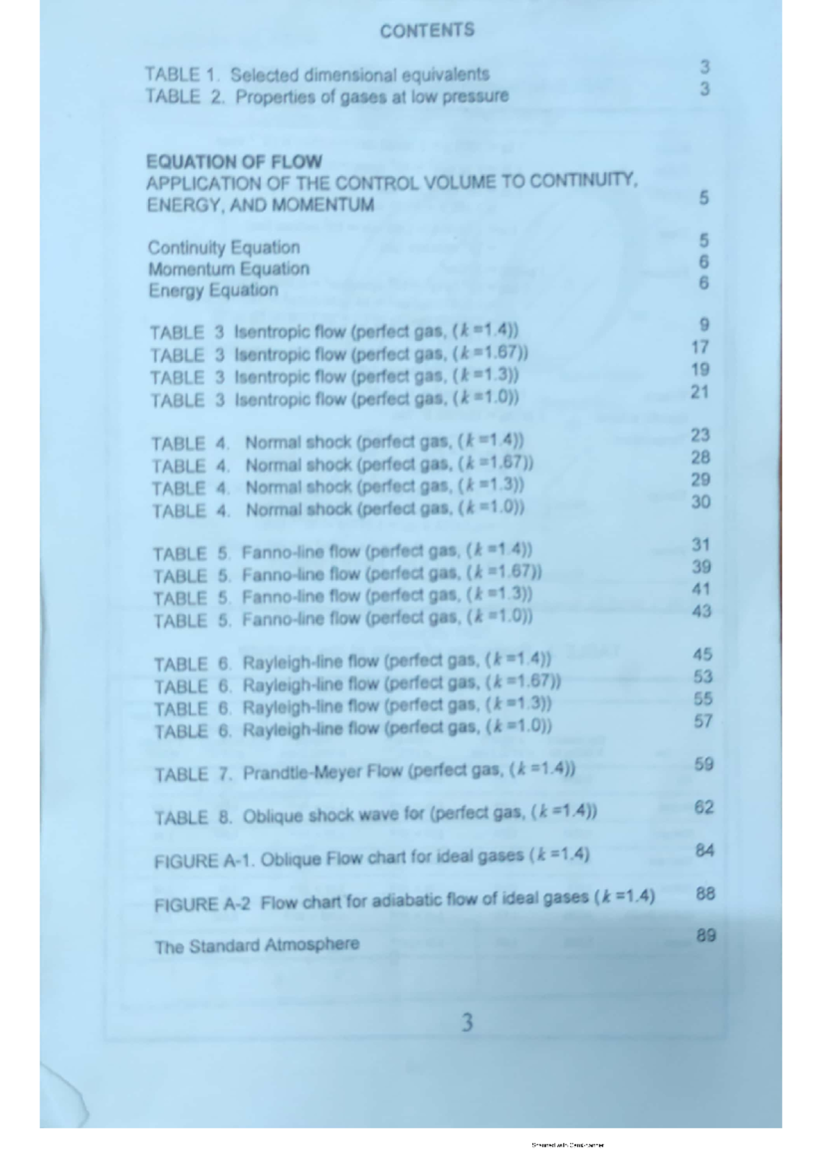 Gas dynamic Tables - Fluid Mechanics - Studocu