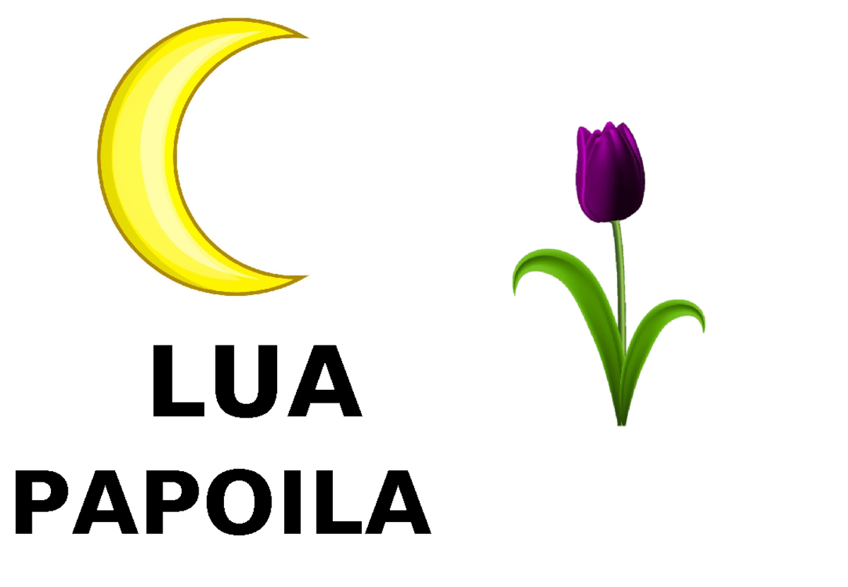 Palavras com L - letra l - educação especial - LUA PAPOILA LÃ LEÃO LATA ...