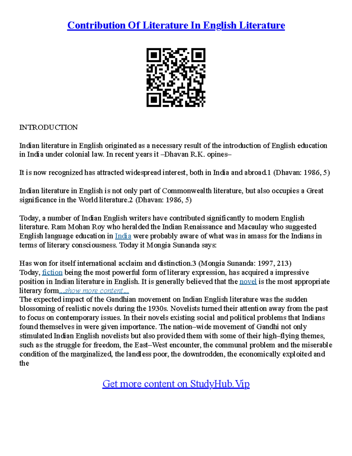English Literature Essay Topics - Contribution Of Literature In English ...