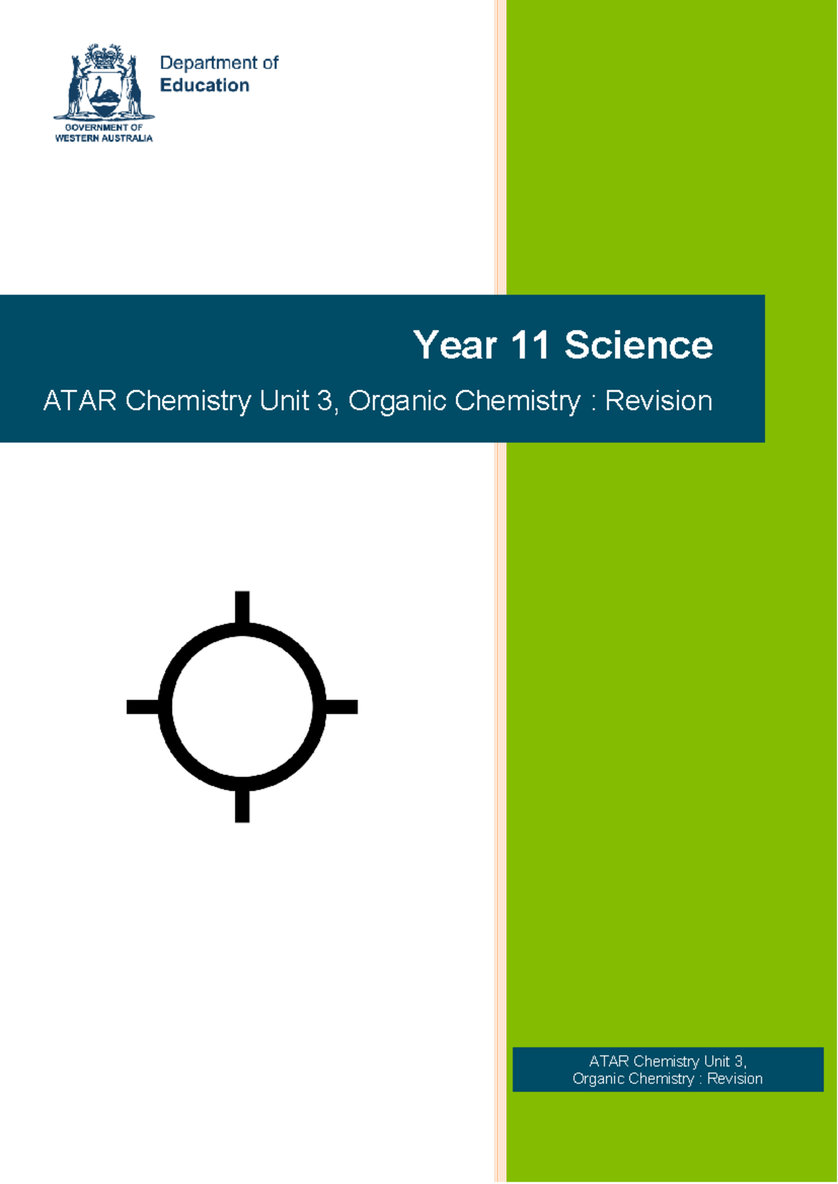Revision of organic chemistry - Year 11 Science ATAR Chemistry Unit 3 ...