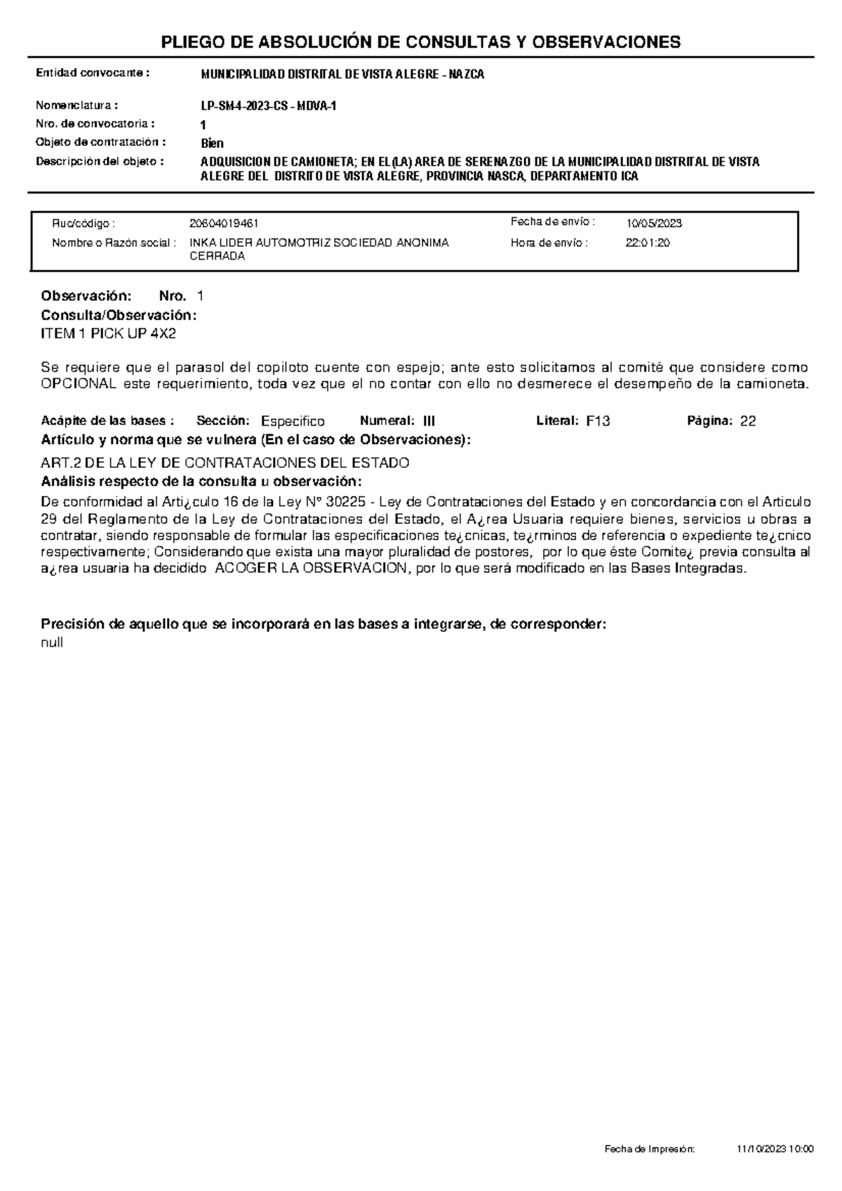 11102023 100045+-+Pliego Absolutorio+-+Convocatoria+-+800338 - PLIEGO ...