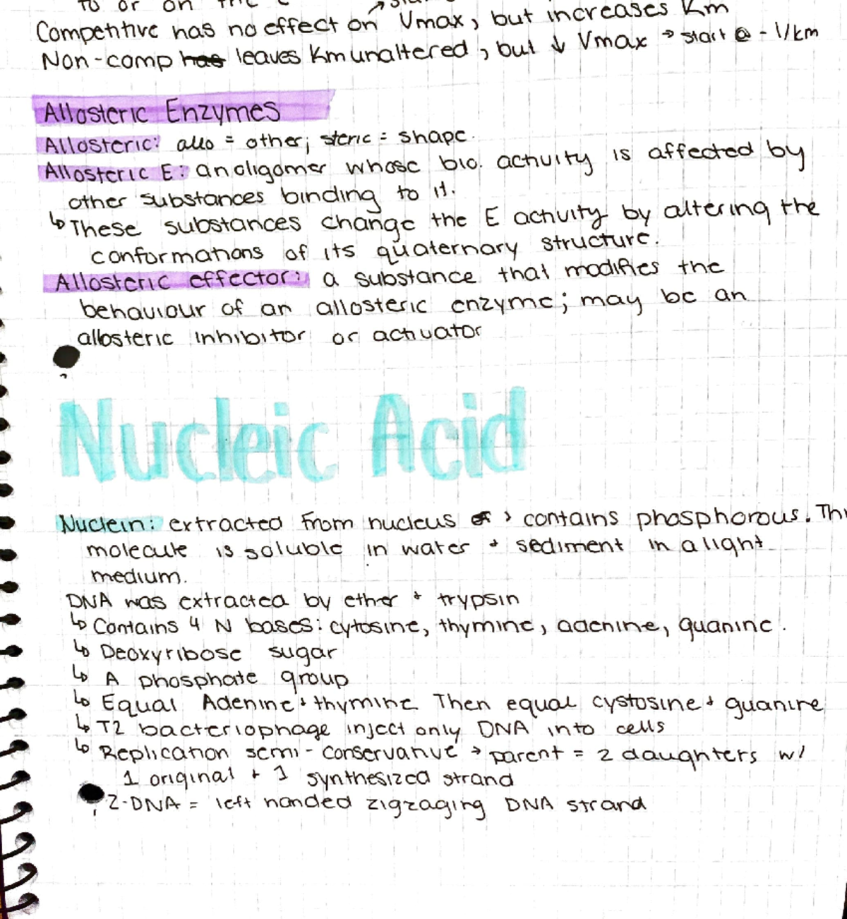 Nucleic acid and Dna - Winter 2021 - fully online class lecture note ...