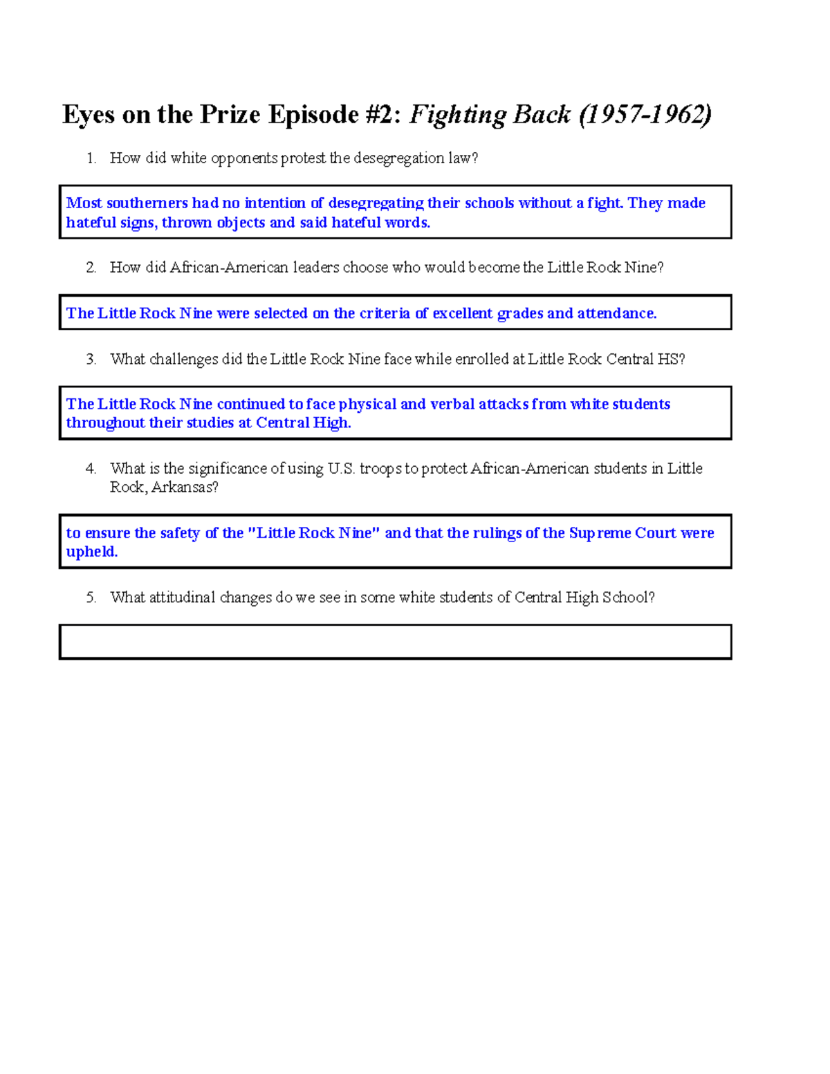 Copy of EOP Episode #2 Fighting Back (1957-1962) - Eyes on the Prize ...