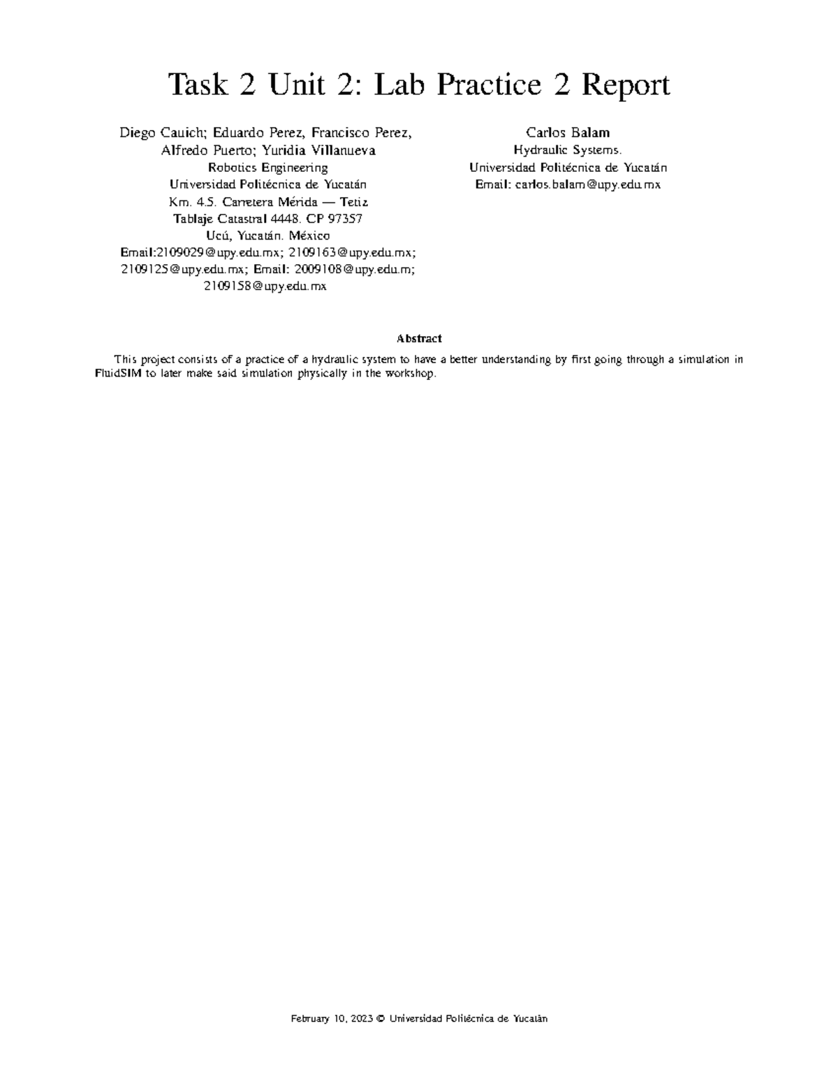 Task 2 Unit 2 Lab Practice 2 Report - Task 2 Unit 2: Lab Practice 2 ...