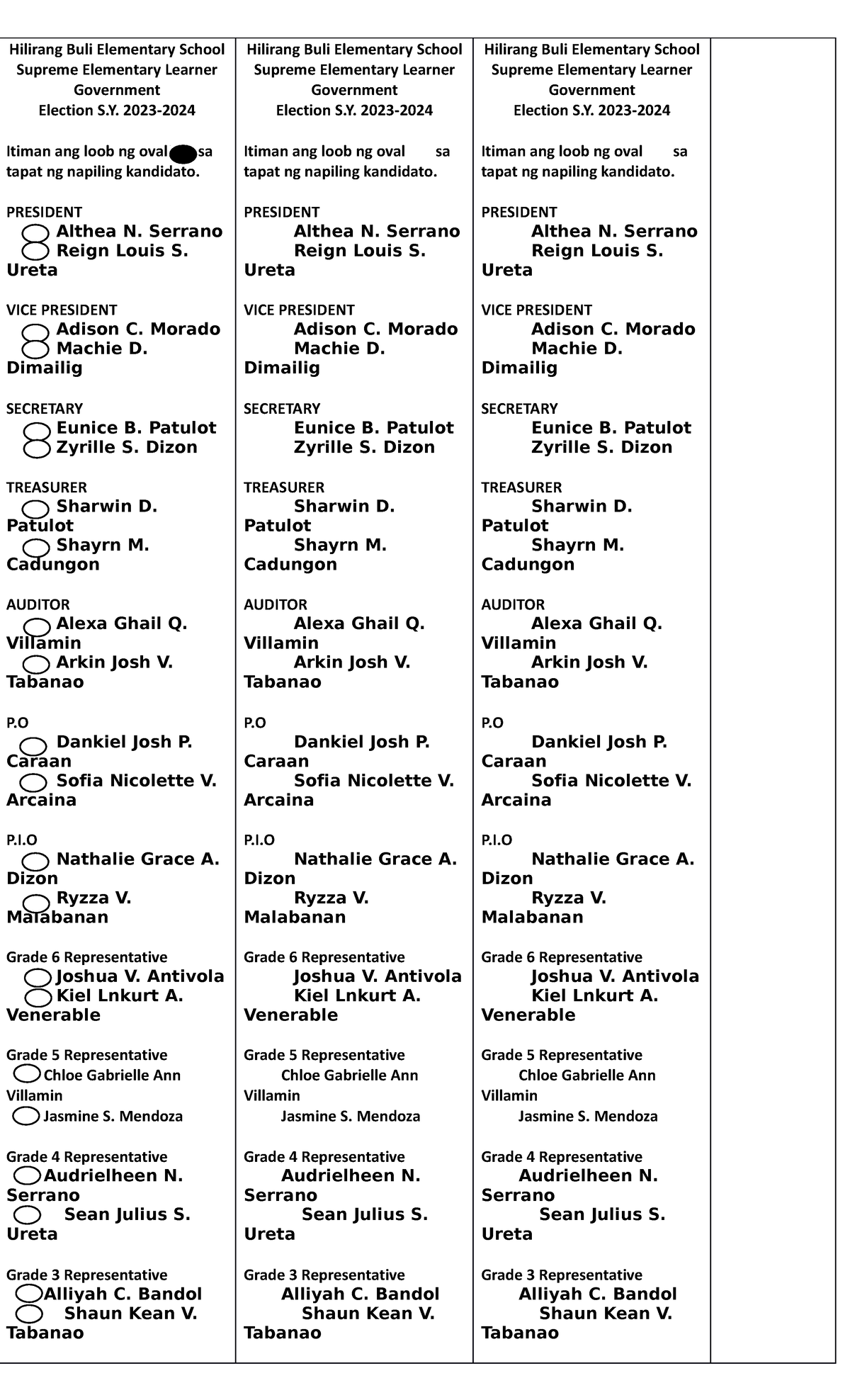 Botohan - gui - Hilirang Buli Elementary School Supreme Elementary ...