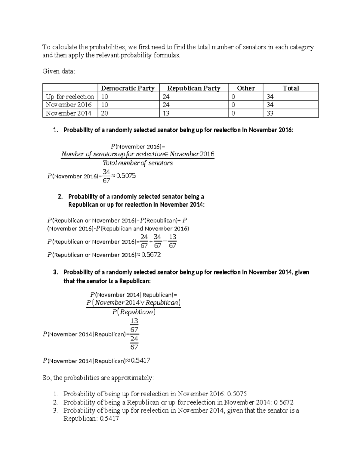 Assignment Unit 4 - Applied mathematics practice - To calculate the ...