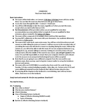 Communication Final Exam Definitions - Chapter 10: Friendships Types ...