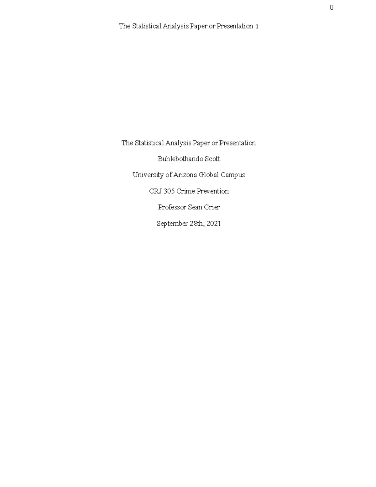 The Statistical Analysis paperedited converted - The Statistical ...