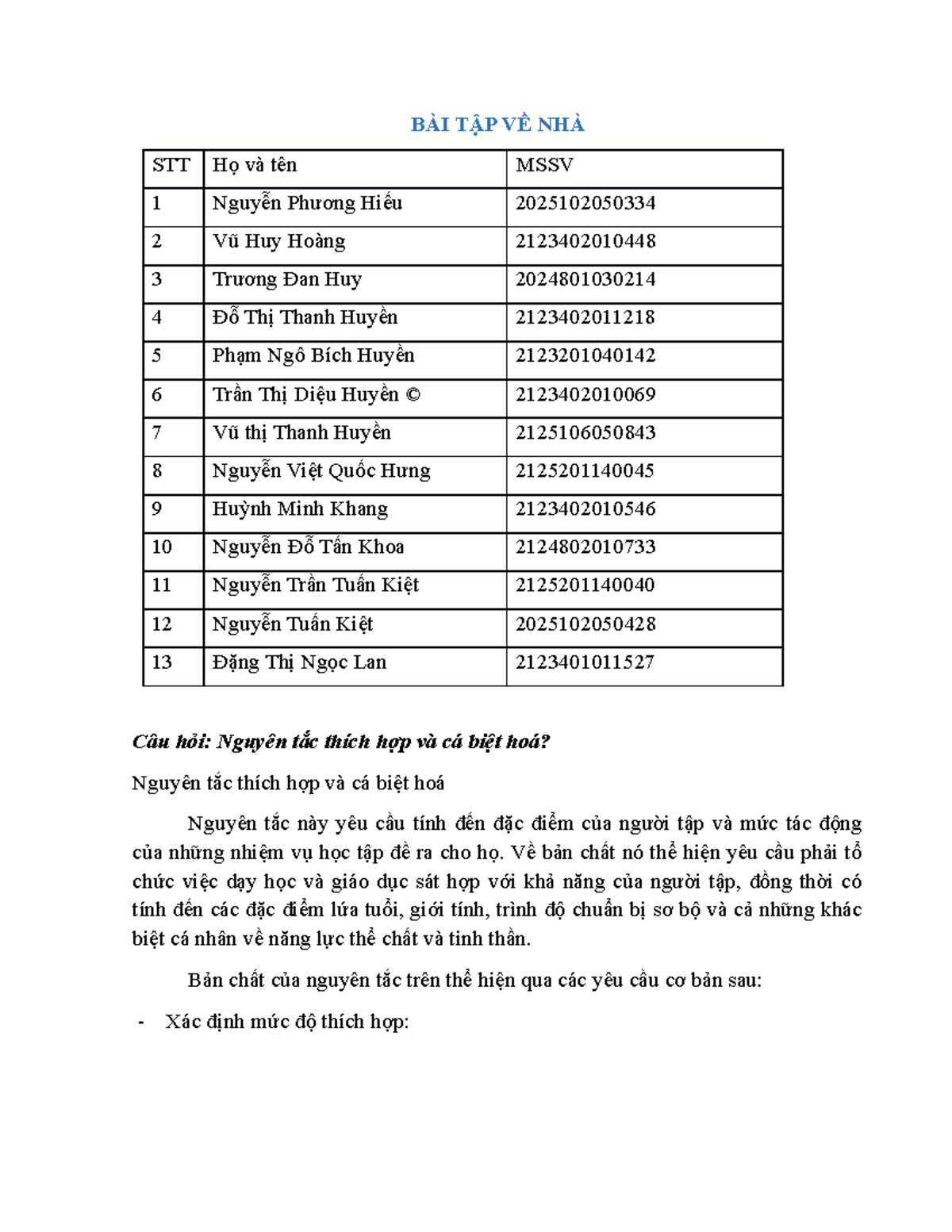 BTVN BÀI 5- NHÓM 3 - giáo dục thể chất học kì 1 2021-2022 - BÀI TẬP VỀ ...