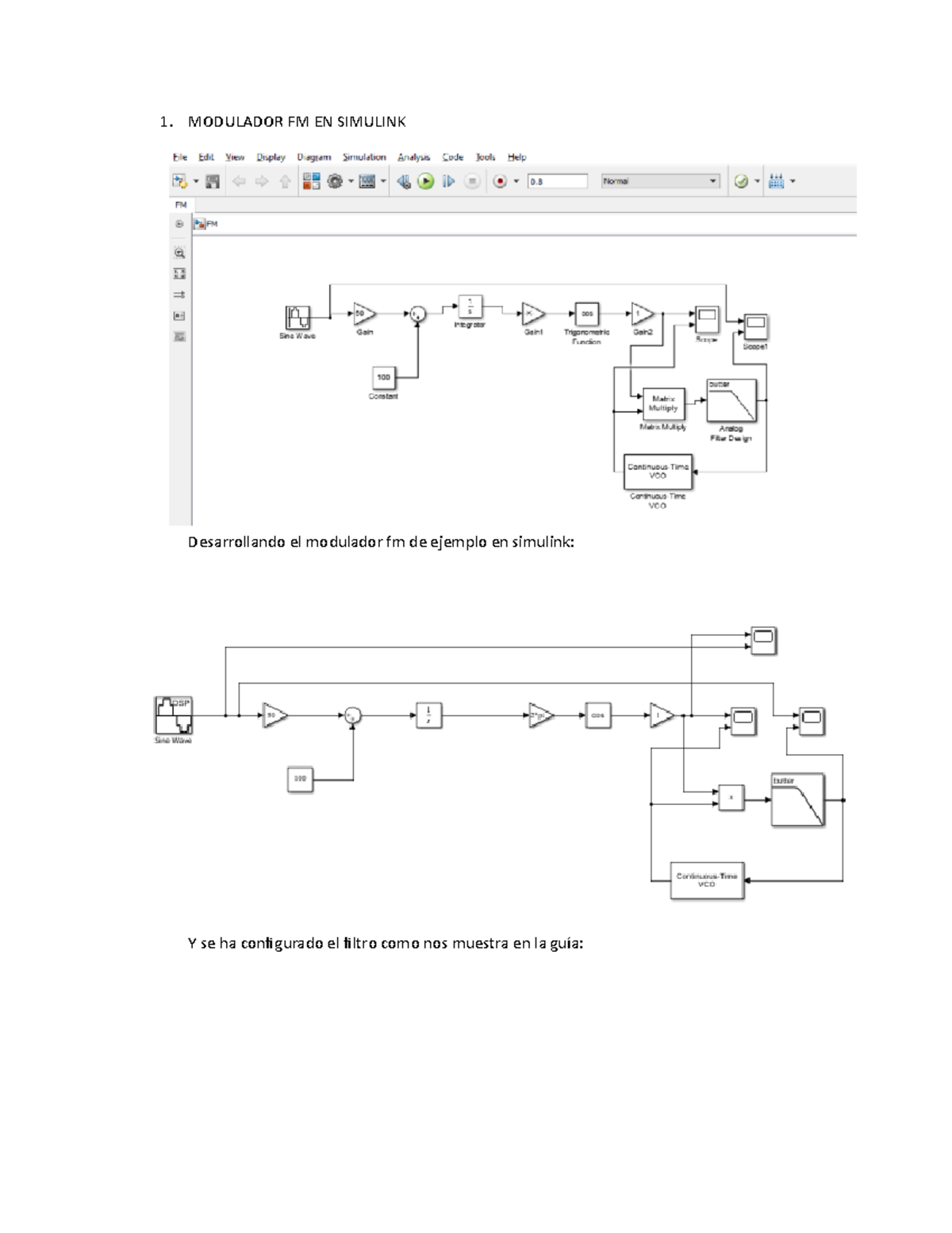 Modulador FM EN Simulink - 1. MODULADOR FM EN SIMULINK Desarrollando el ...