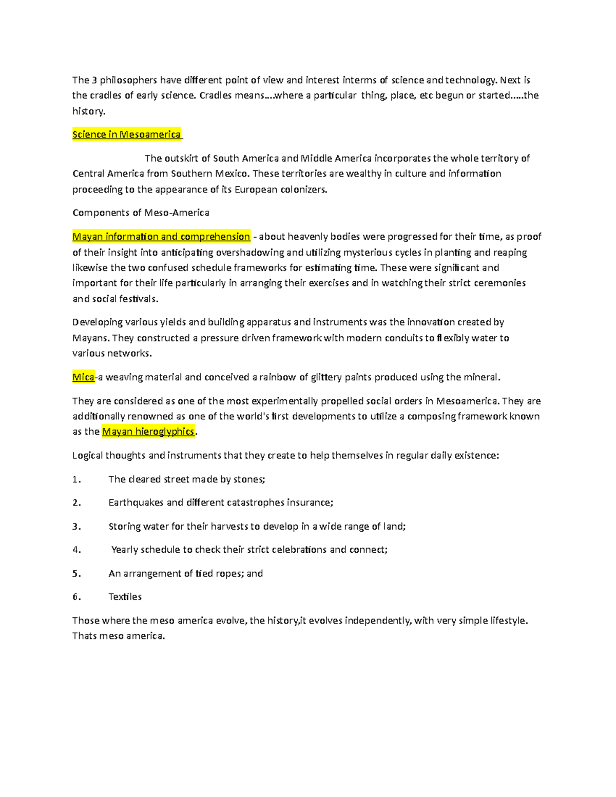 ME2A - Make read - The 3 philosophers have different point of view and ...