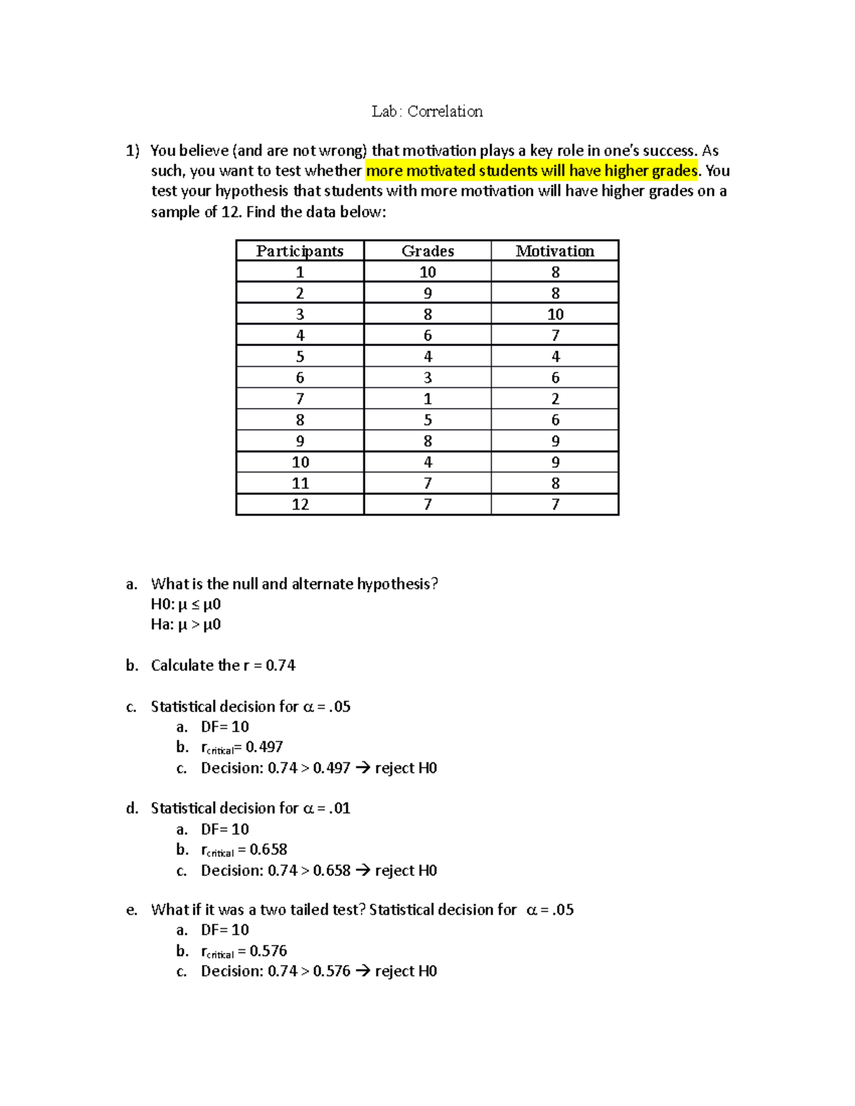 QM-Correlation-Lab - Quantitative Methods practice lab on correlation ...