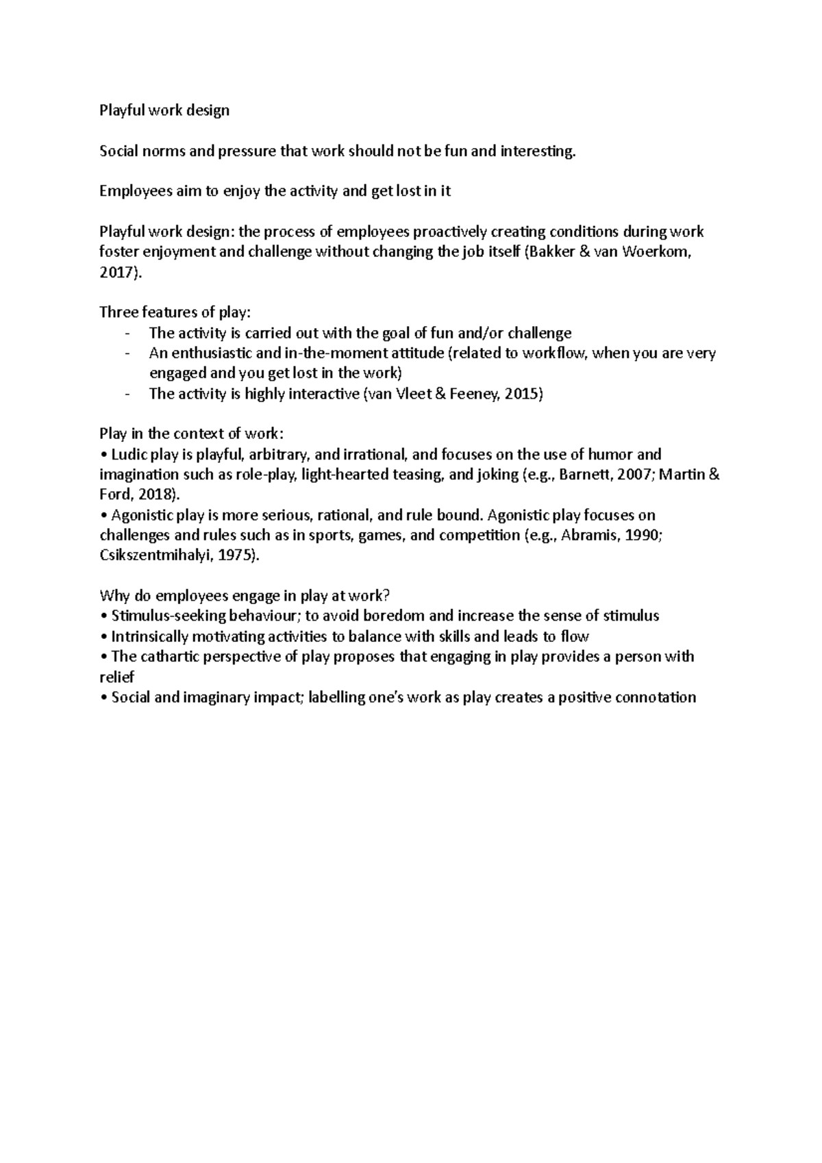 Playful work design - Playful work design Social norms and pressure ...