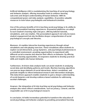 The application of artificial intelligenc 4 - AI's analytical prowess ...