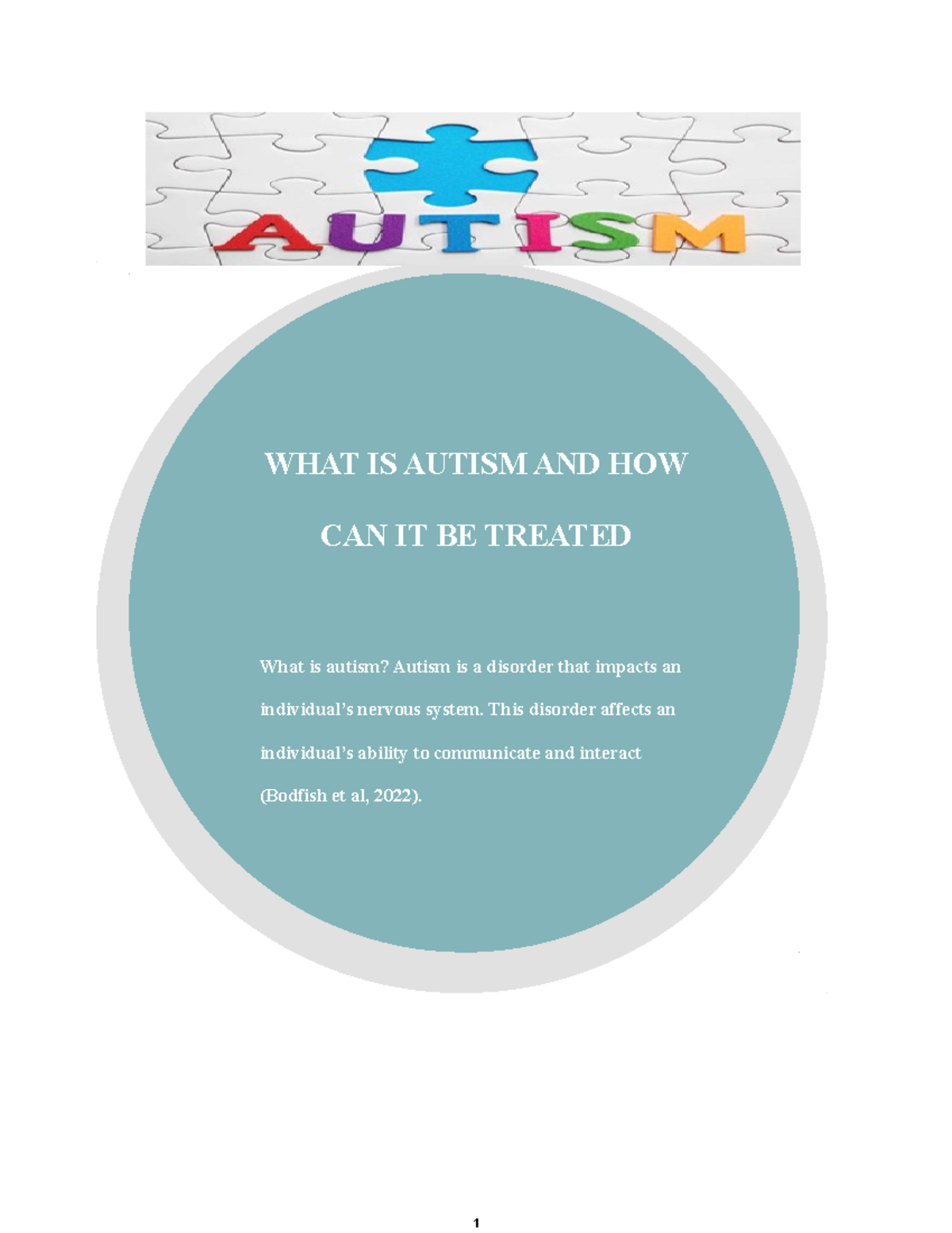 What is Autism and how can it be treated - WHAT IS AUTISM AND HOW CAN ...