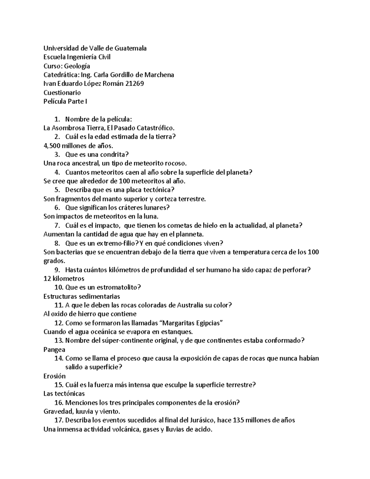 Cuestionario pelicula Cuestionario peliculaCuestionario ...