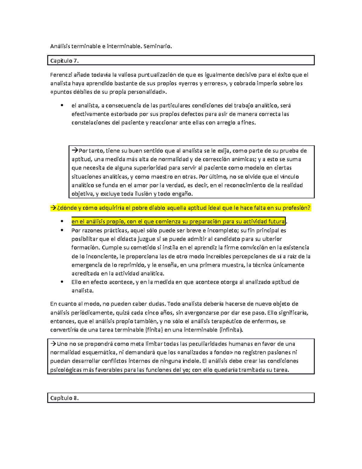 Análisis terminable e interminable Seminario - Análisis terminable e ...