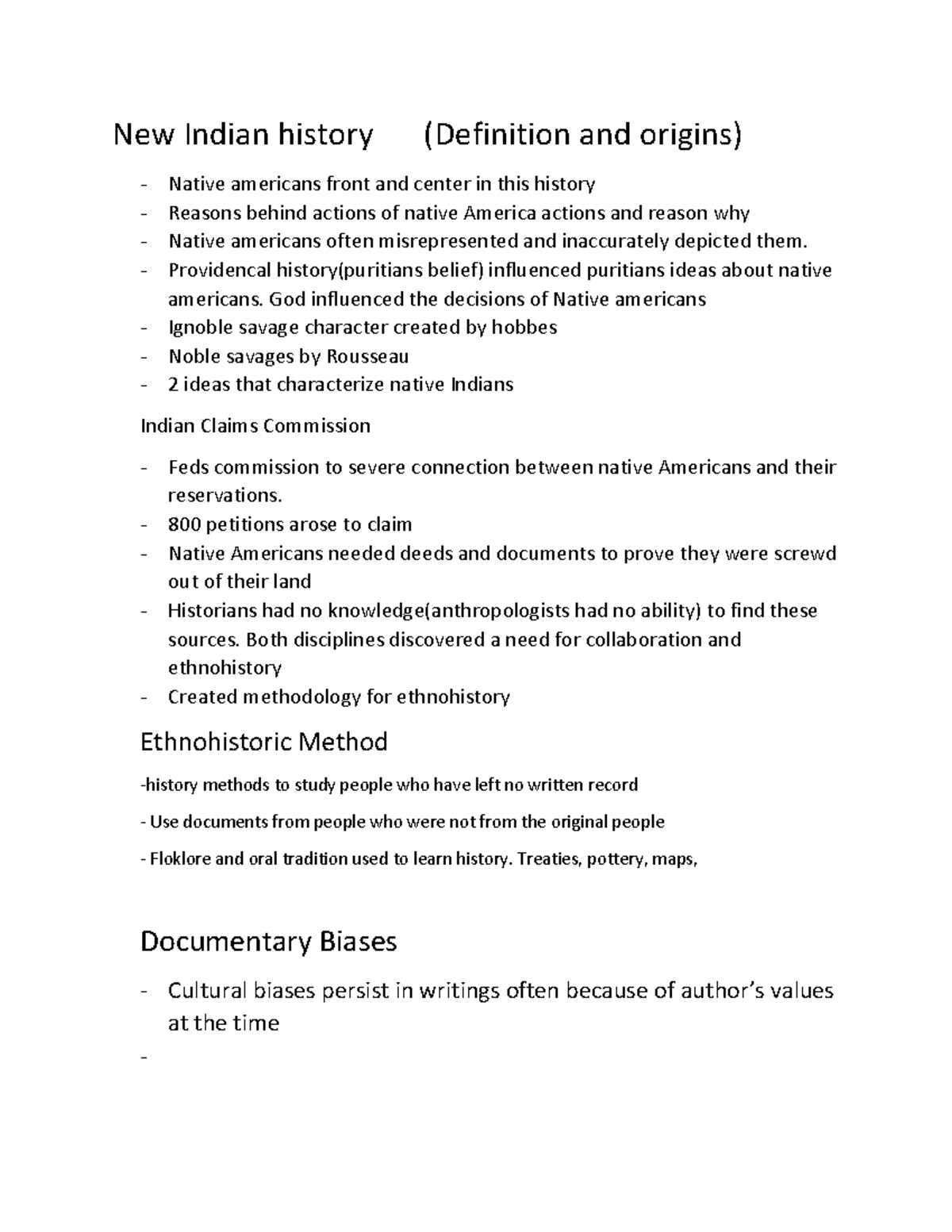 HIST 215 notes new indian history Indian claims commission - New Indian ...