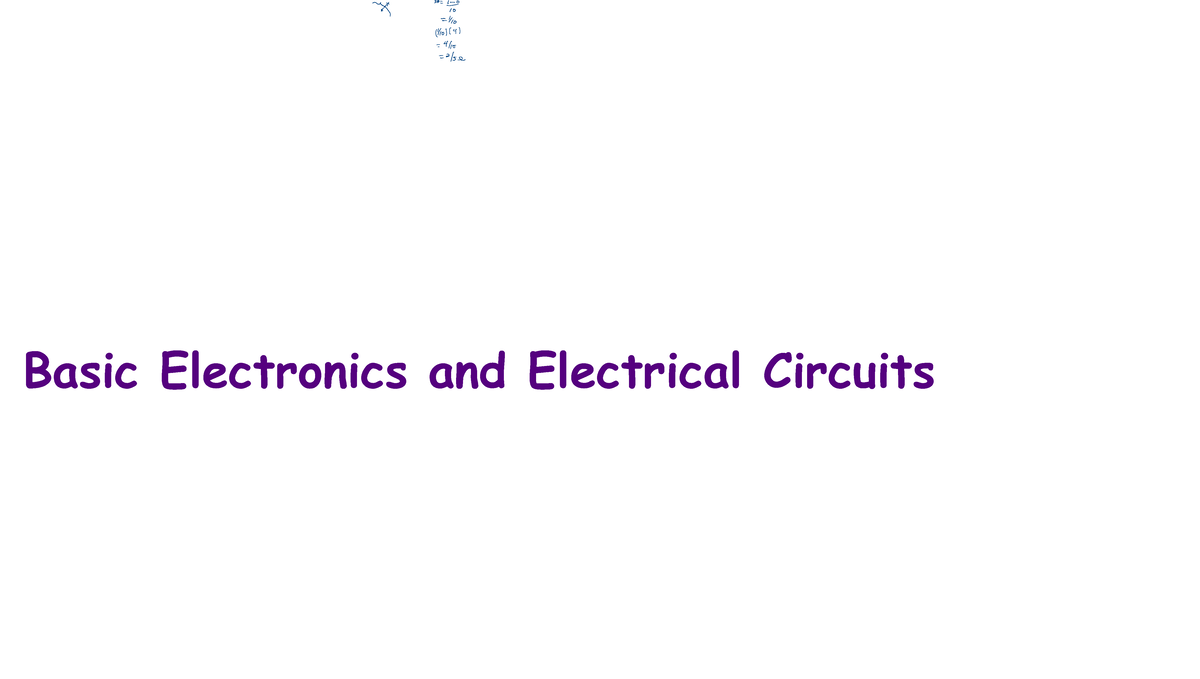 Basic-Electronics - Basic electronics lessons to Electrical Engineers ...