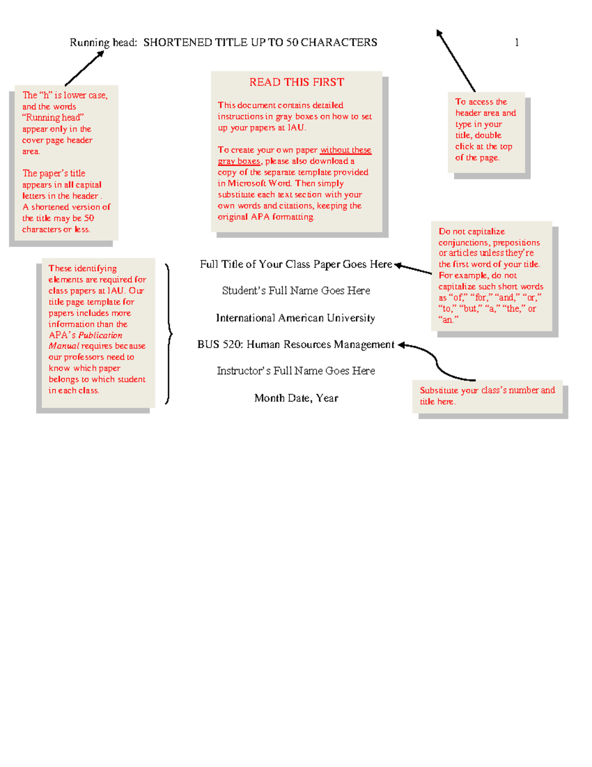 APA Rules Applied 3 - APA grading - Running head: SHORTENED TITLE UP TO ...